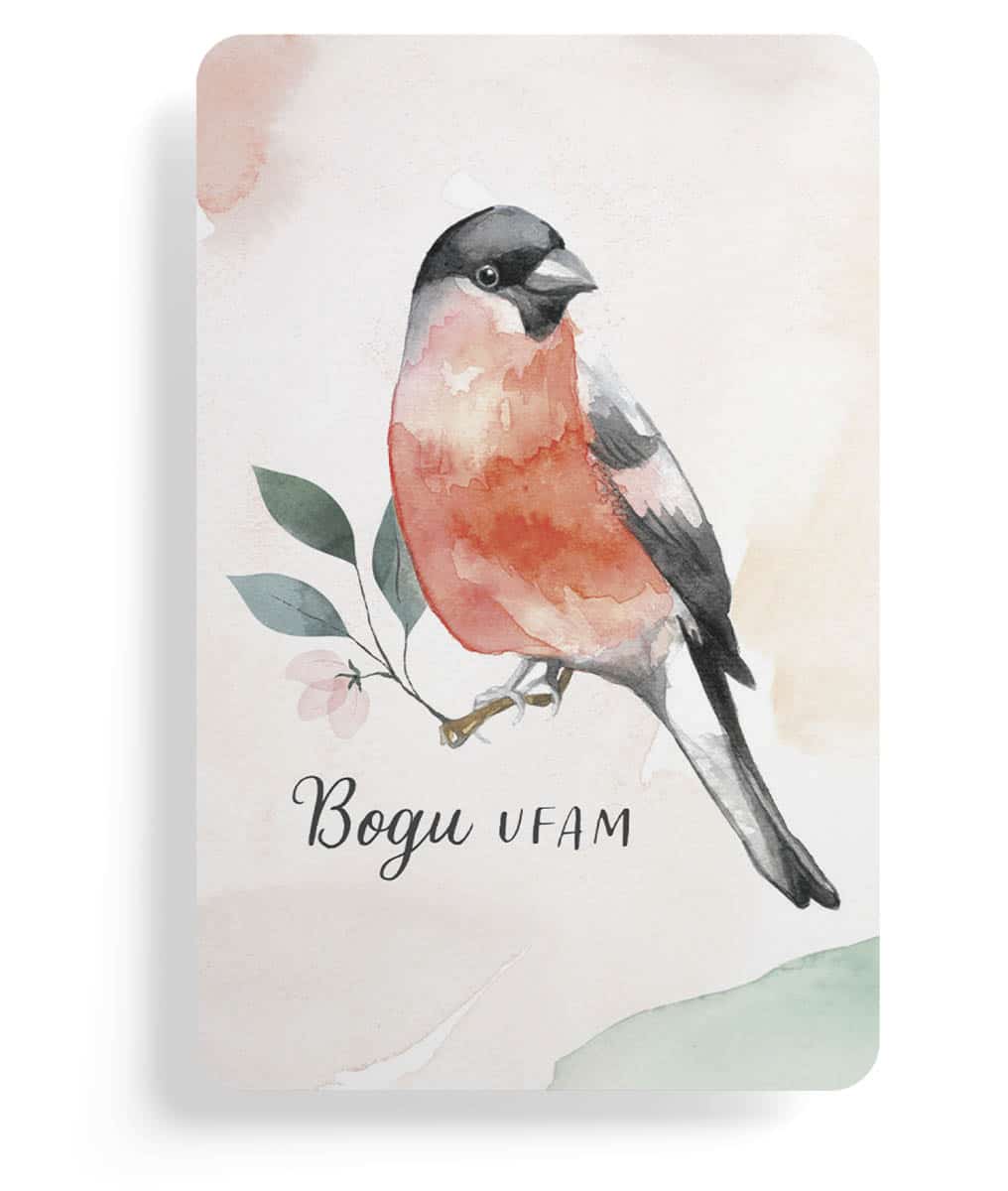 Magnes na lodówkę - Bogu ufam - Szaron