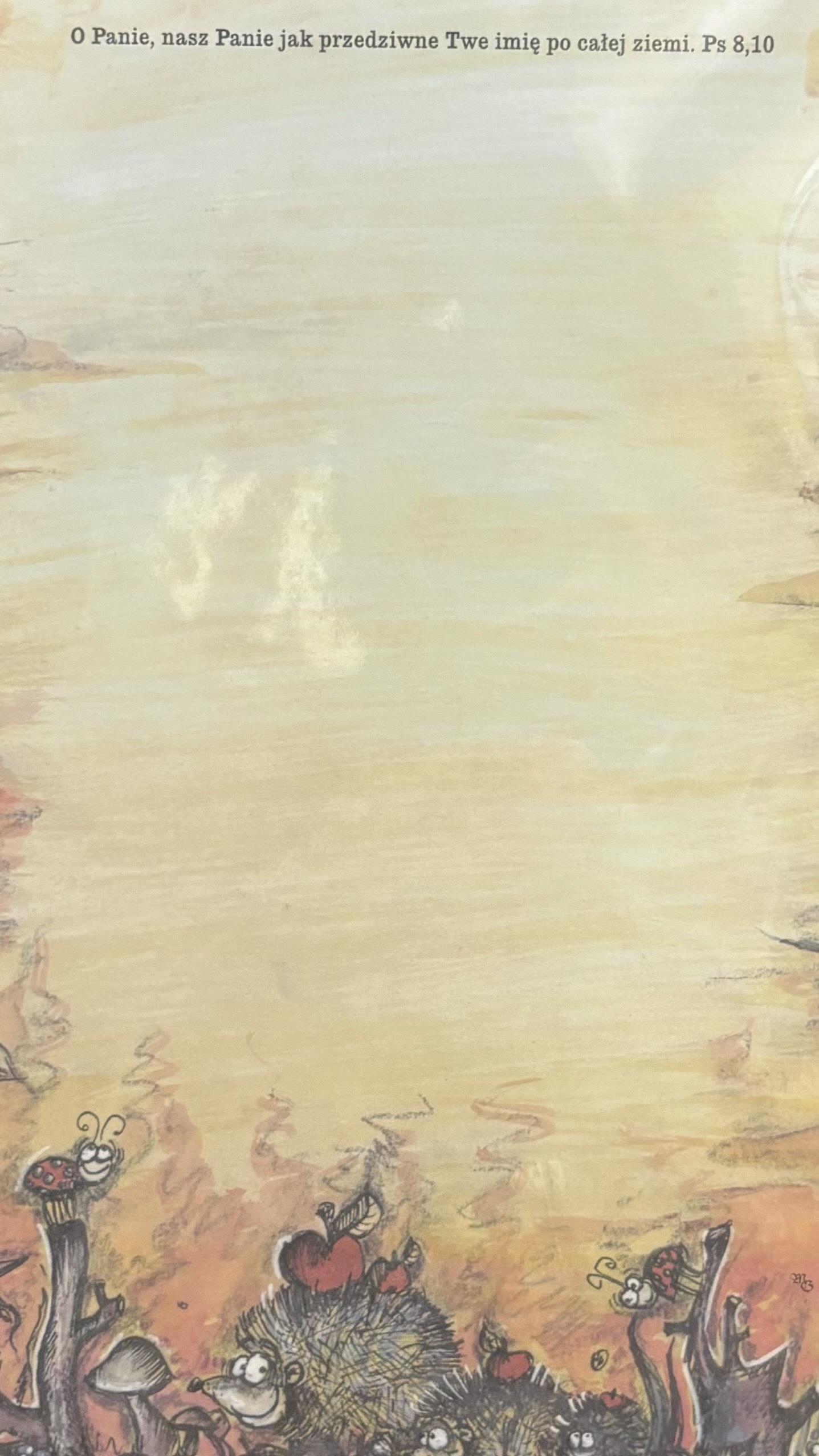 Papeteria A5 - O Panie nasz Panie - jeż - Szaron