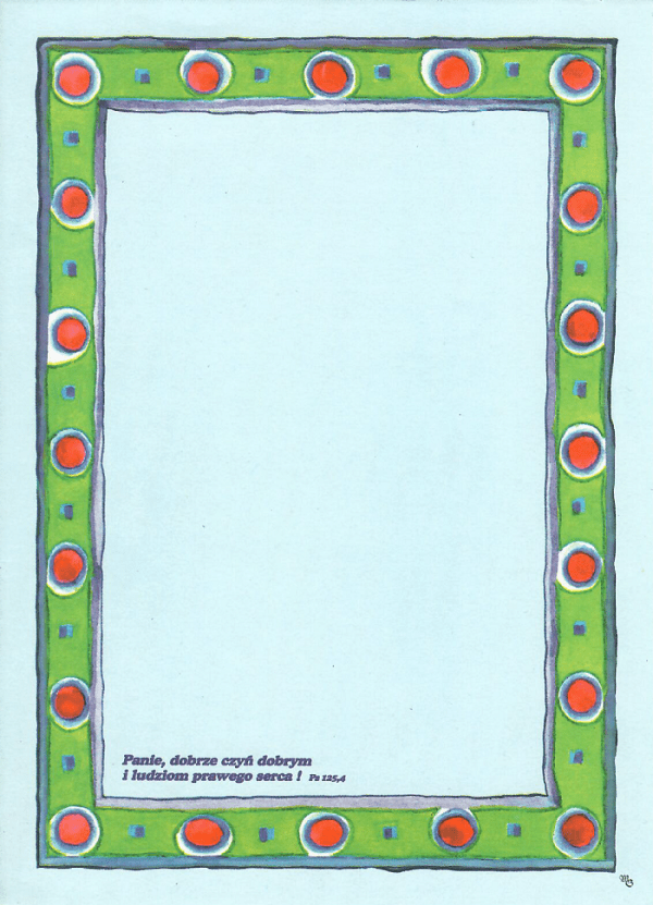 Papeteria A5 - Panie dobrze czyń - ramka - Szaron