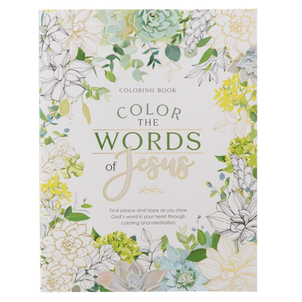 Color the Words of Jesus Coloring Book - Szaron