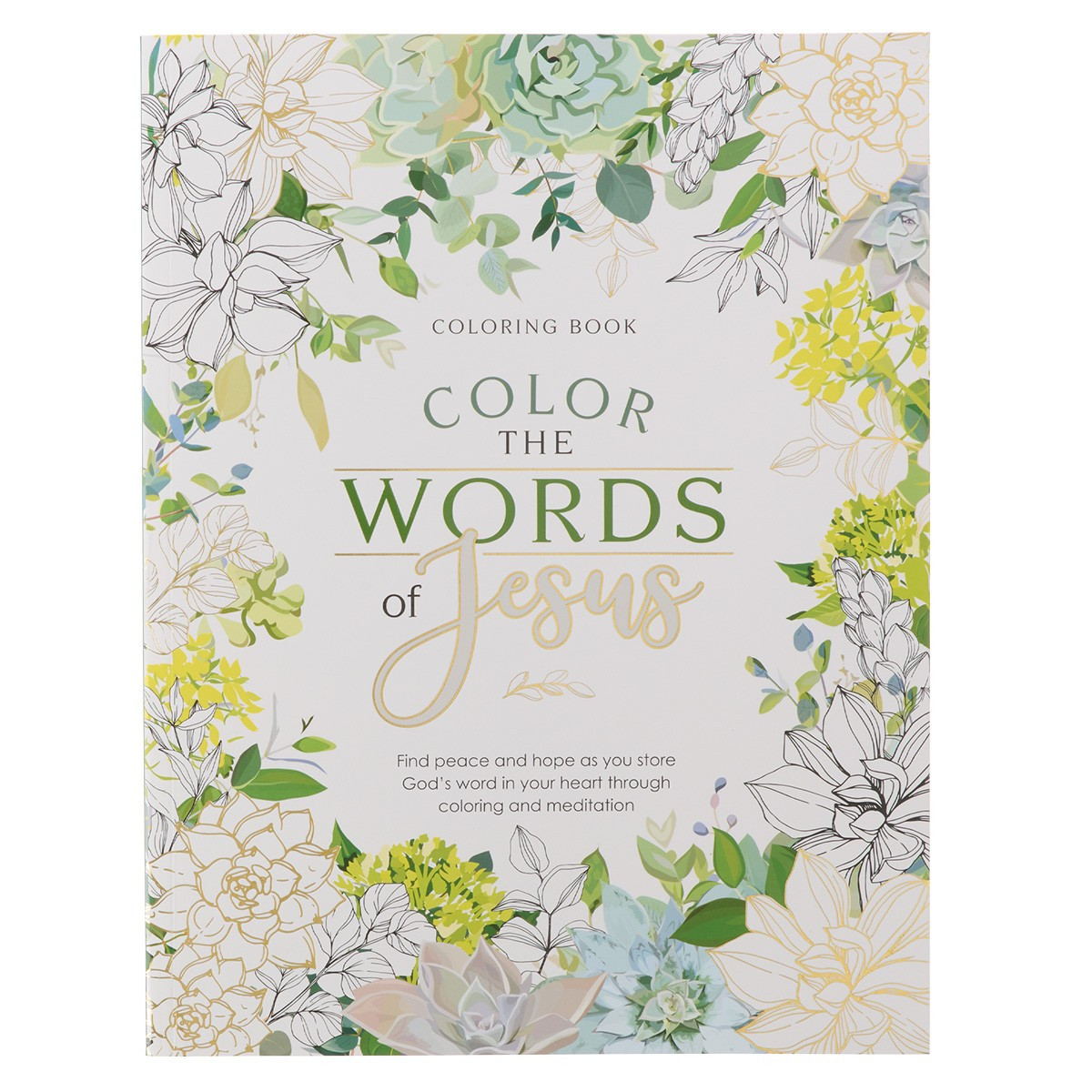Color the Words of Jesus Coloring Book - Szaron