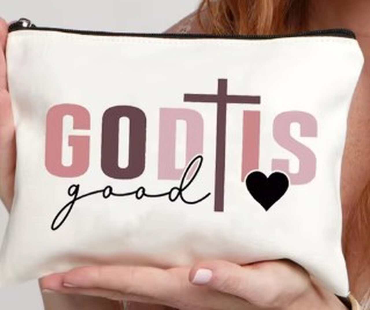 Kosmetyczka - God is good - Szaron