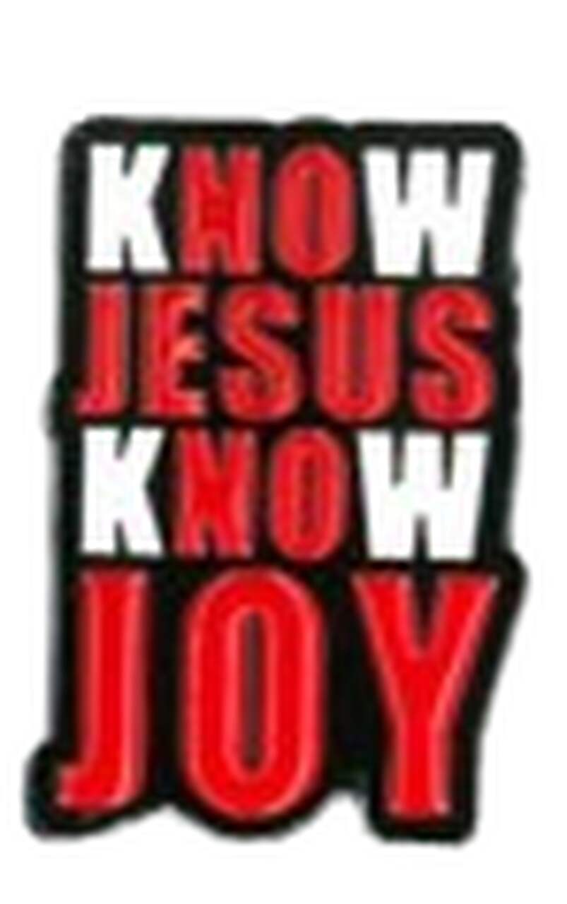 Przypinka - Know jesus - Szaron