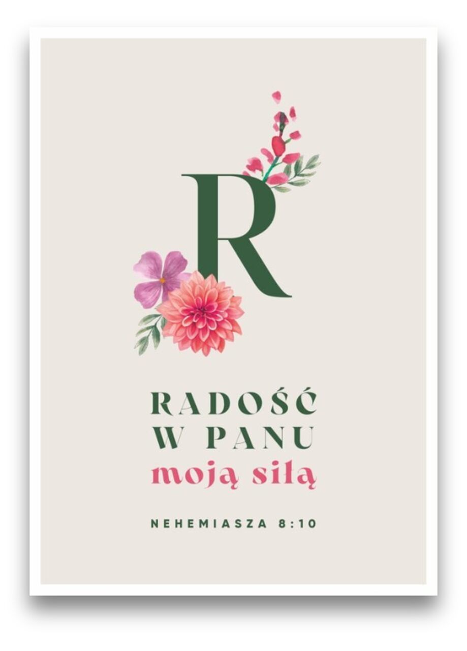 Karnet - Radość w Panu moją siłą - Szaron