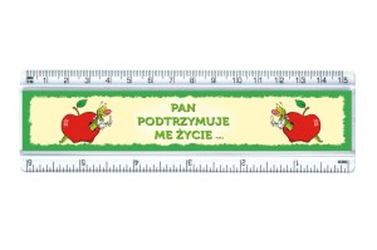 Linijka - Pan podtrzymuje - jabłko - Szaron